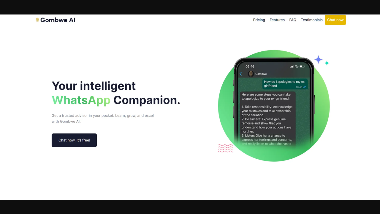 Gombwe AI: The Ultimate AI-Powered Tool for WhatsApp Integration - LA IA LA LÍA